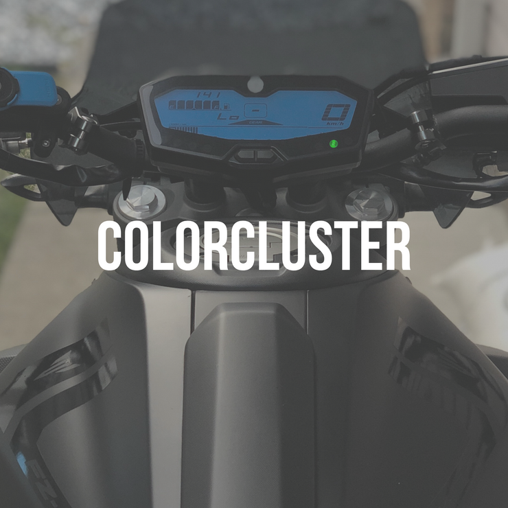 Yamaha MT07 / FZ07 Mods - ColorClusterz LCD Dash Color Change